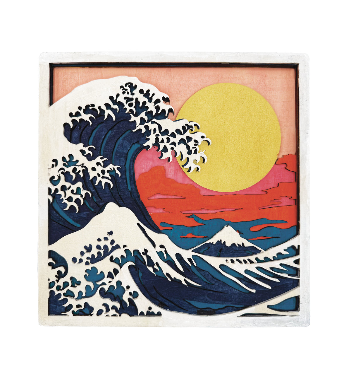 Wooden Great Wave Art Craft Kit